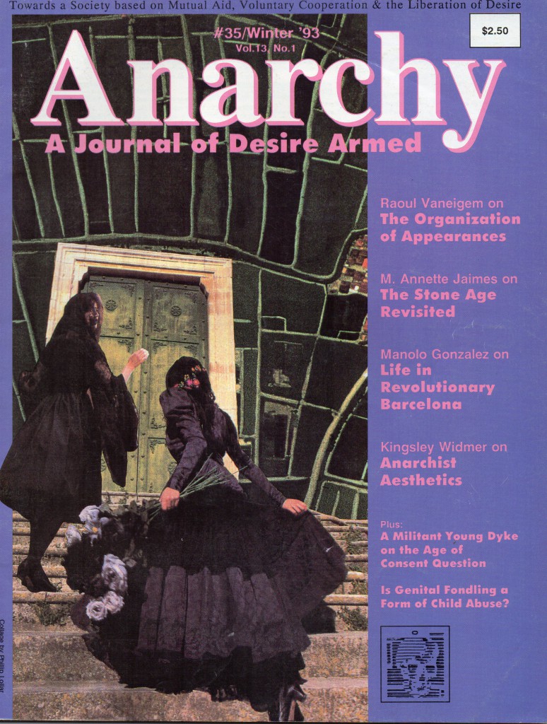 Issue #35 | Anarchy: A Journal of Desire Armed